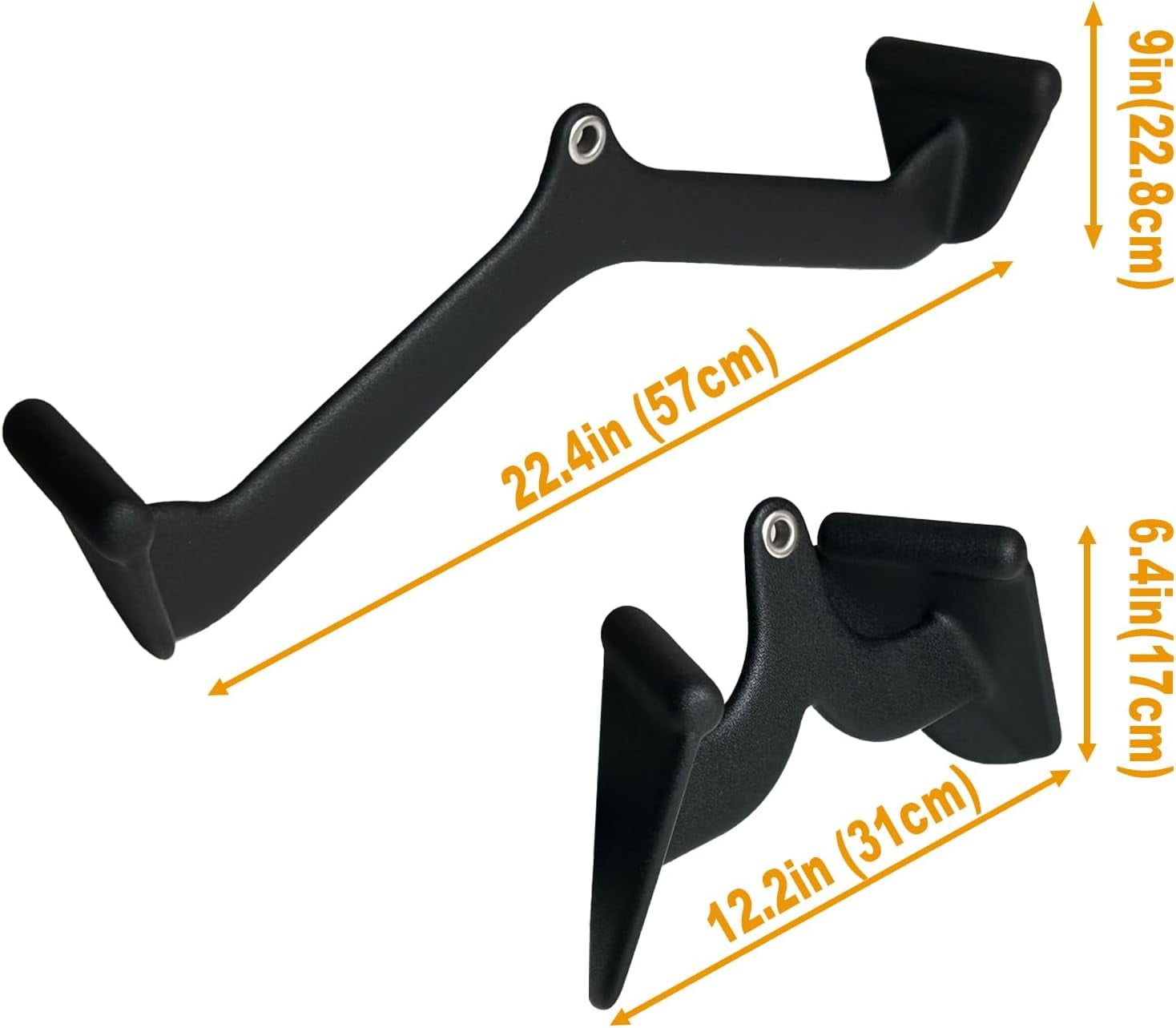 Ergonomic LAT Pull Down Bars, Back and Triceps Strength Training ...