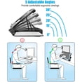 Ergonomic Laptop Lap Pad with Cooling Fan & Detachable Mouse Pad ...