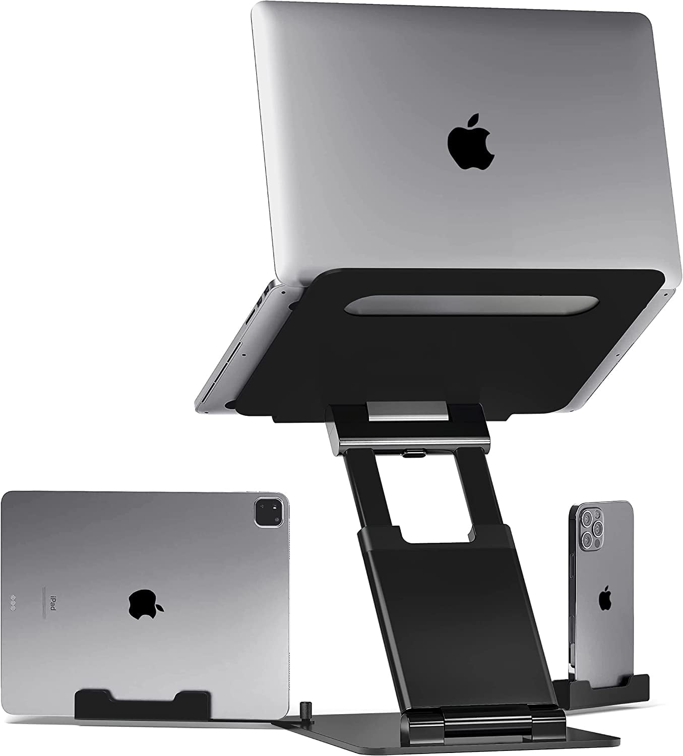 Ergonomic Laptop Stand for Desk, Adjustable Height up to 20", Laptop ...