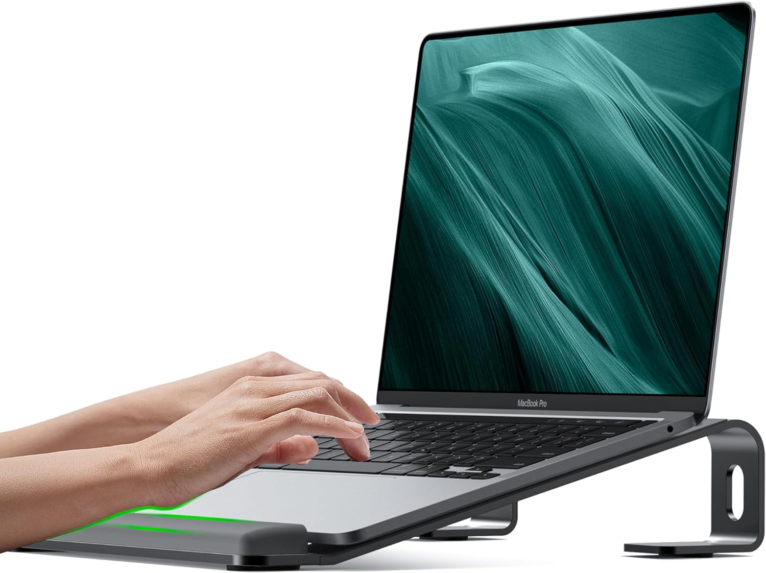 Ergonomic Laptop Stand for Desk, Ergonomic Computer Stand with Wrist ...