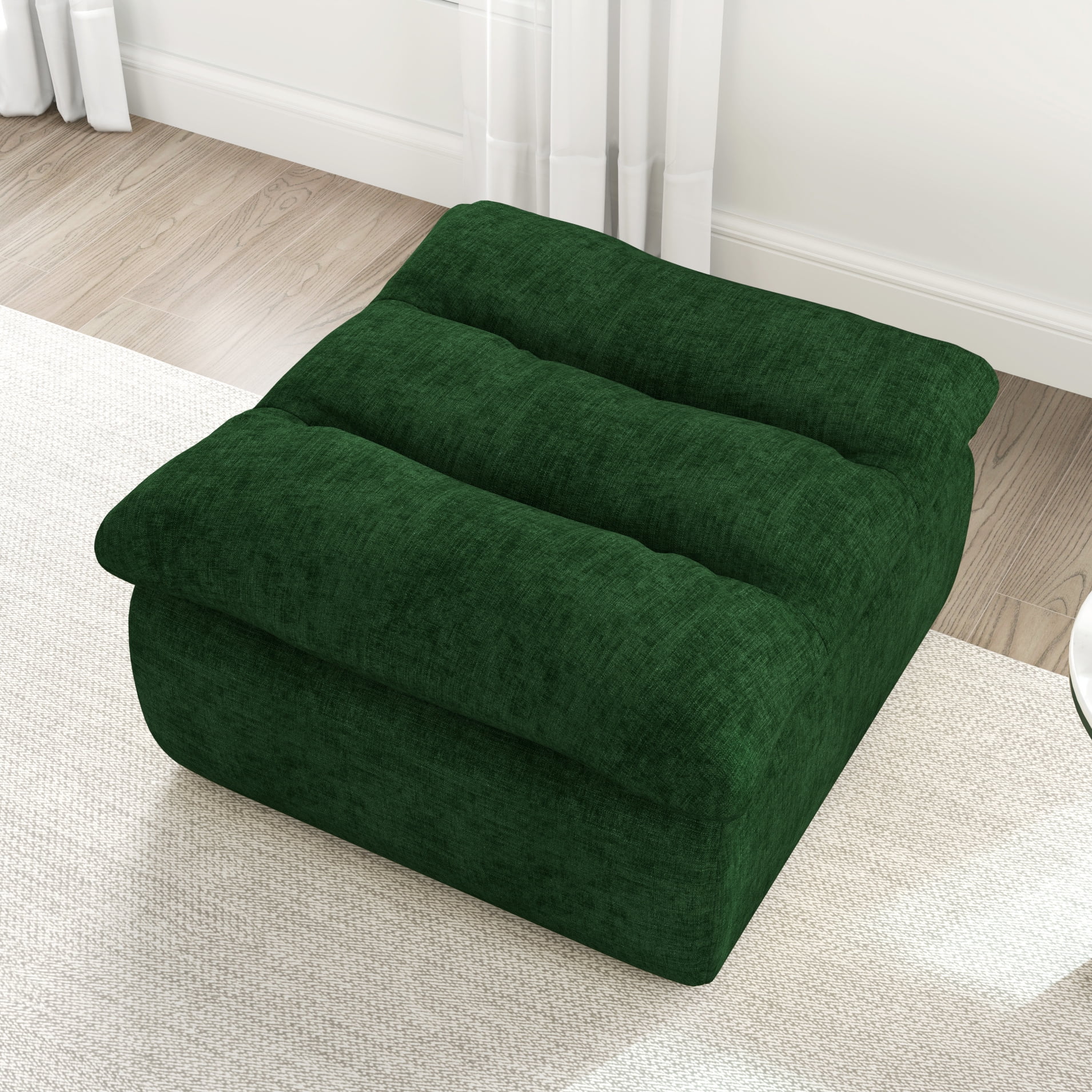 Ergonomic Lazy Floor Sofa, Armless & Backless Lounge Chair with Back ...