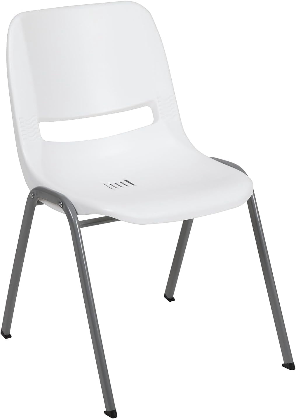 Ergonomic Lightweight Shell School Chairs Plastic Stacking Chairs Set ...