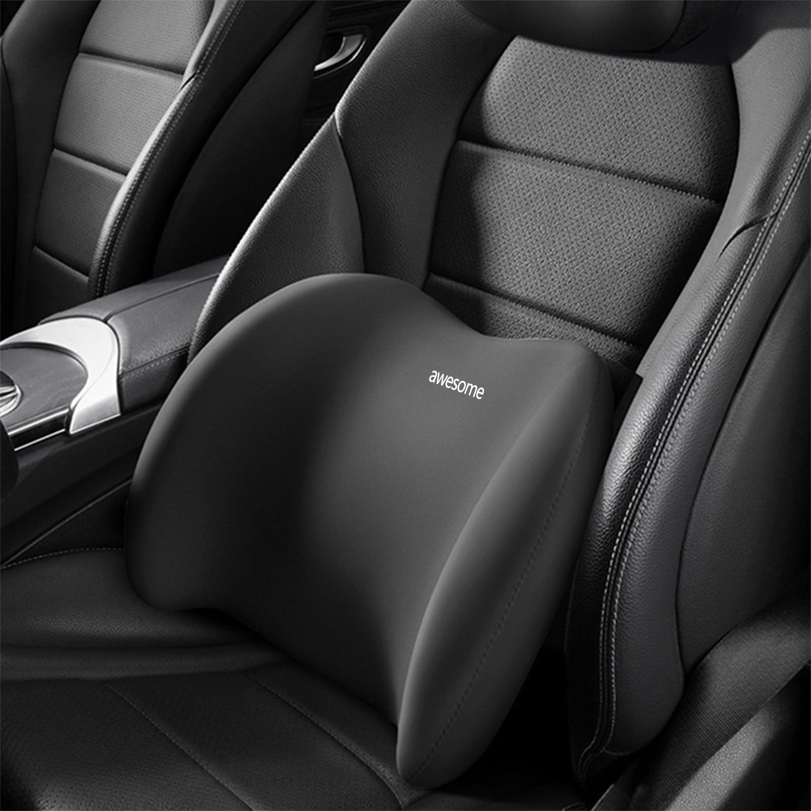 Ergonomic Lumbar Support Pillow for Office Chair & Car Seat - Memory ...