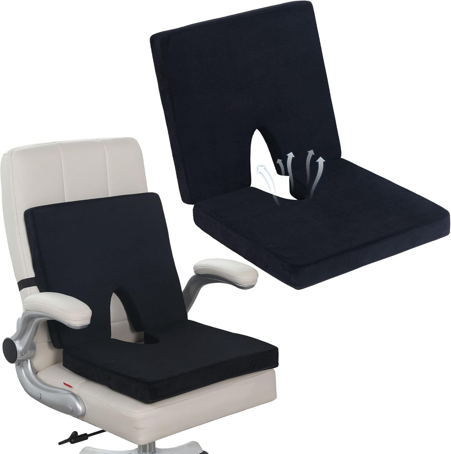 Ergonomic Lumbar Support Seat Cushion for Posture Correction and ...