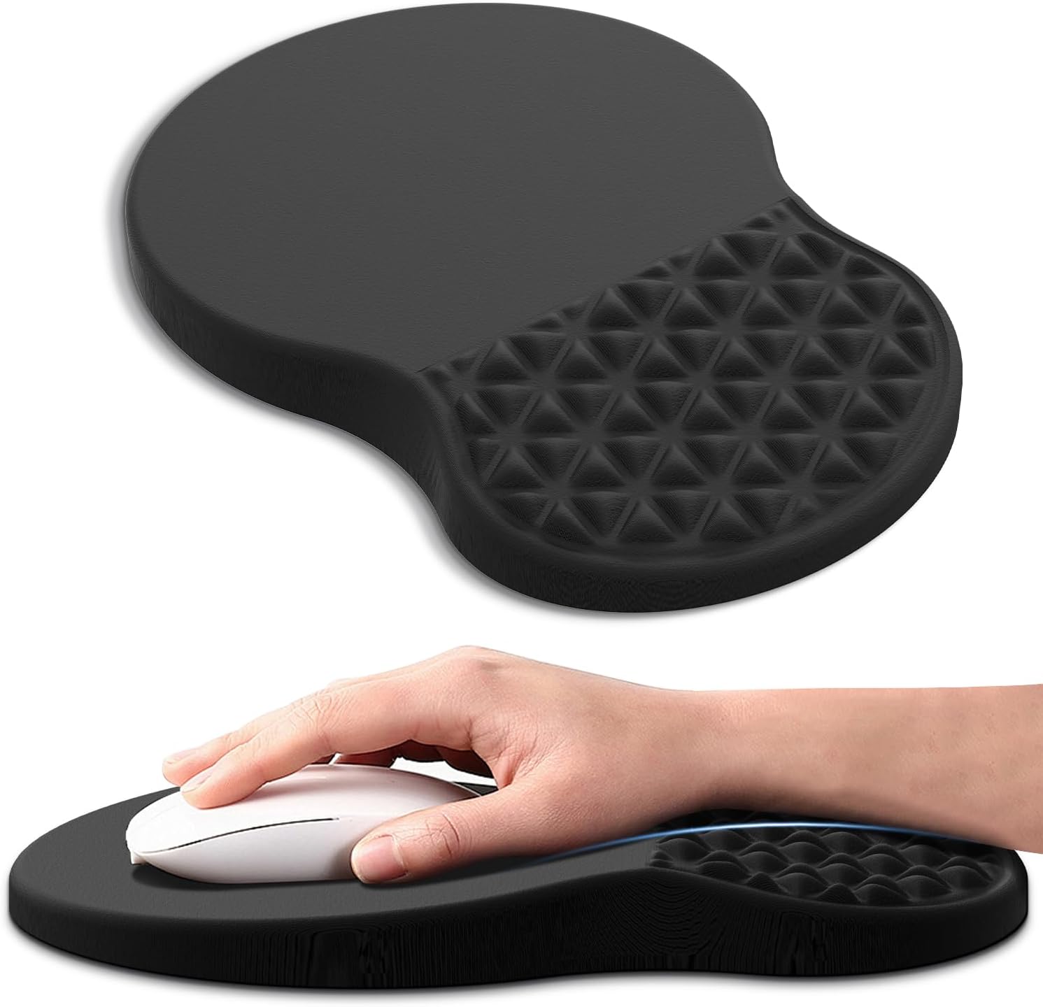 Ergonomic Massage Design】 The upgrade mouse pad designed with ...