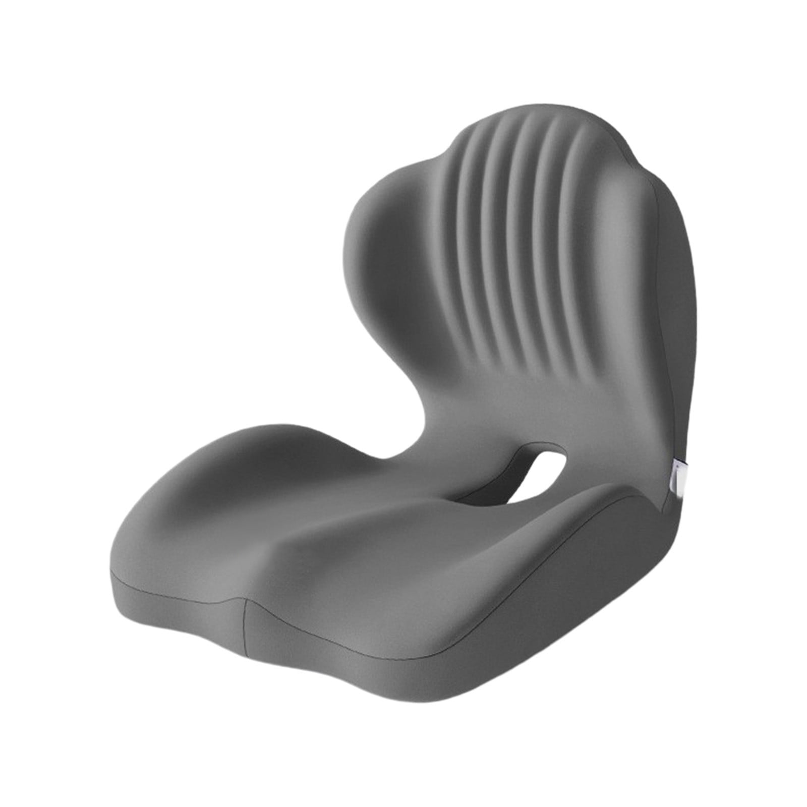 Ergonomic Memory Foam L-Shaped Cushion with Lumbar Support - Tailbone ...