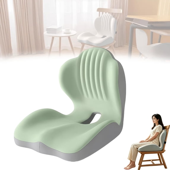 Ergonomic Memory Foam Seat Cushion, L-Shaped Ergonomic Seat Cushion for ...