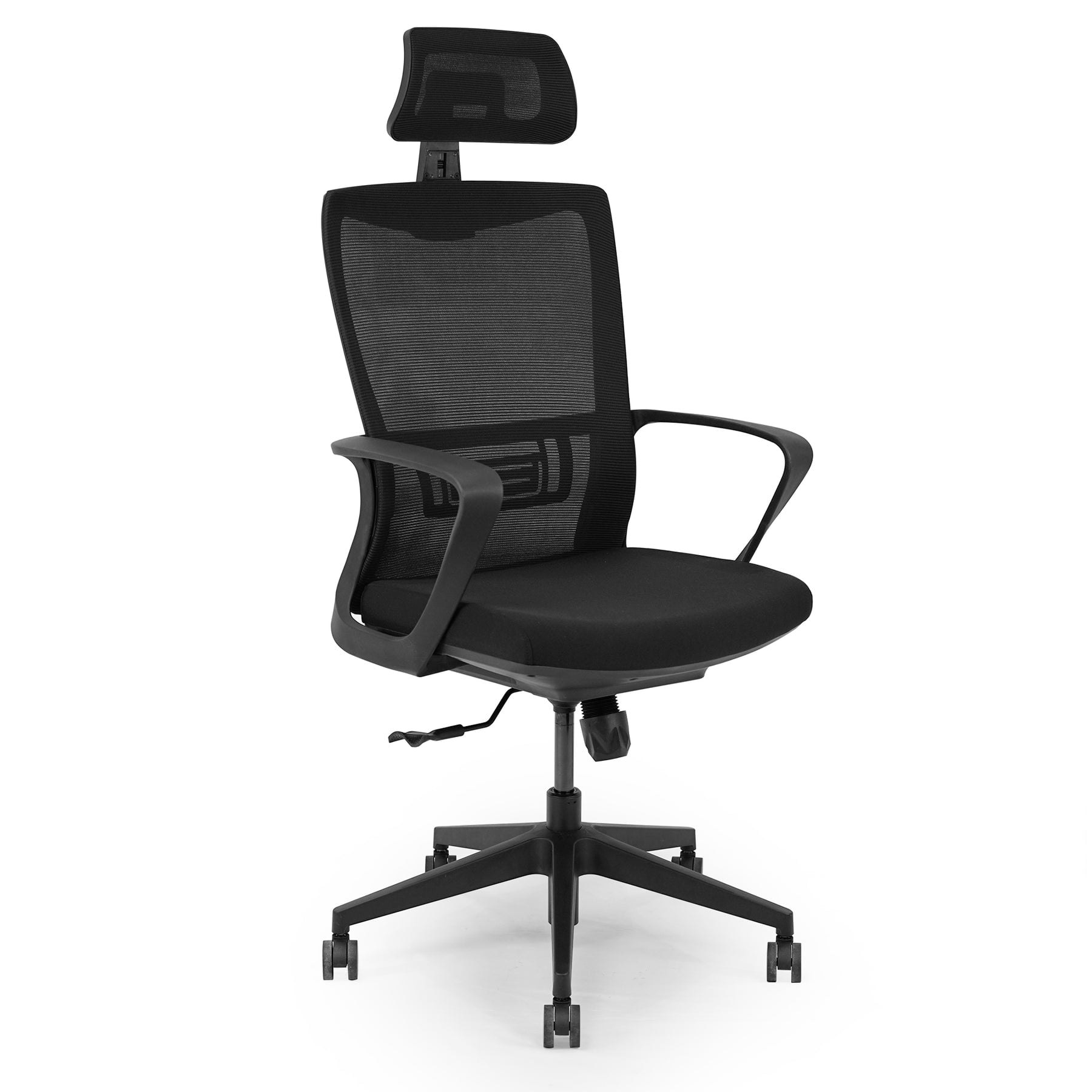 Ergonomic Mesh Office Chair with Arms, High Back Task Chair, Home Desk ...
