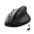 Ergonomic Mouse, E-YOOSO Wireless Vertical Mouse with 6 5 Adjustable ...