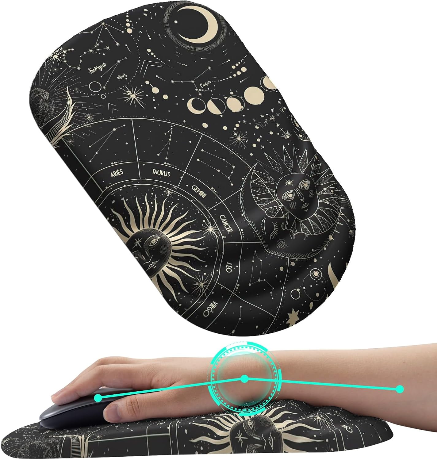 Ergonomic Mouse Pad with a Massage-Designed for Wrist Support, Pain ...
