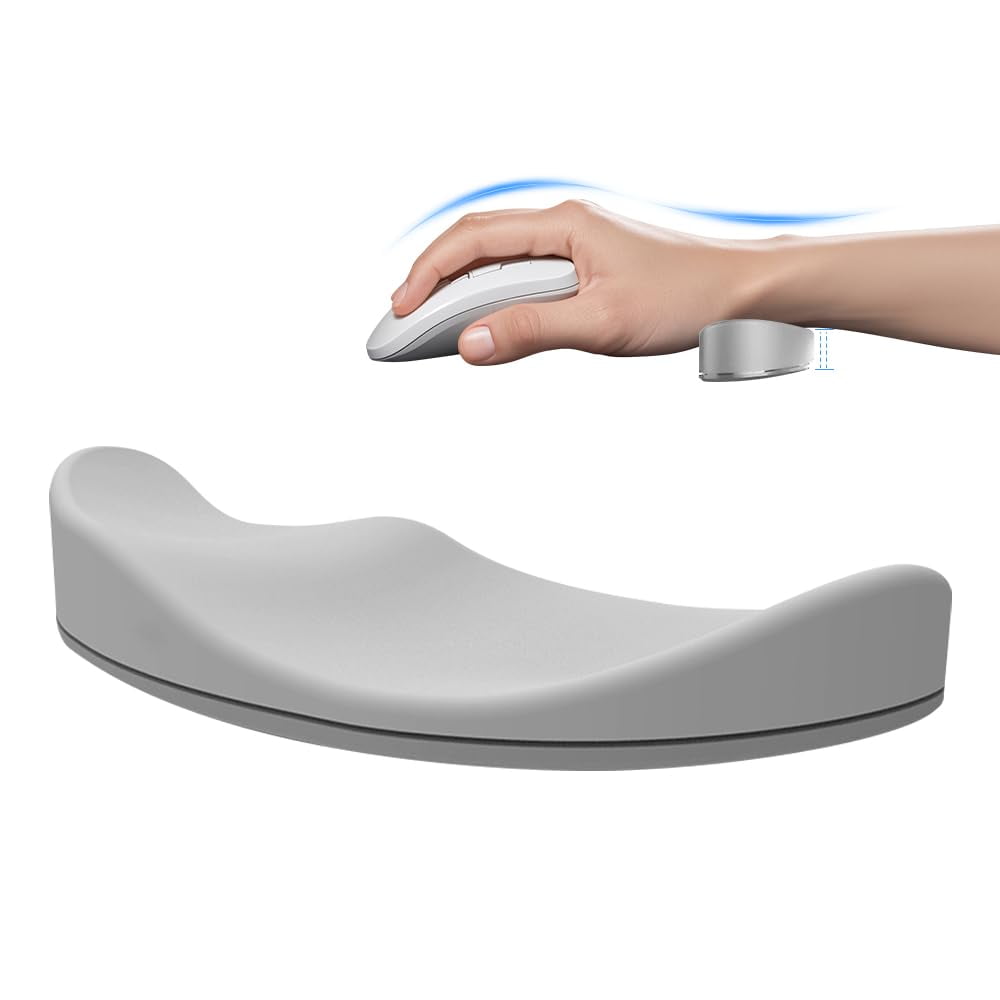 Ergonomic Mouse Pad with Wrist Support, Memory Foam Wrist Rest Mousepad ...