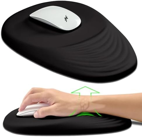 Ergonomic Mouse Pad Wrist Support, Terraced Slope Carpal Tunnel Wrist ...