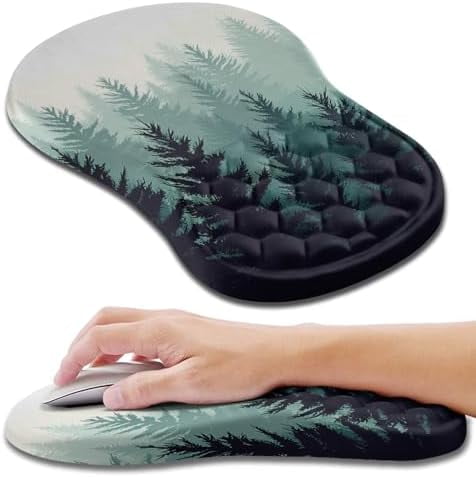 Ergonomic Mouse Pad Wrist Support, Wrist Rest Mousepad for Carpal ...