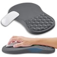 Ergonomic Mouse Pad Wrist Support with Memory Foam Massage Bulge ...