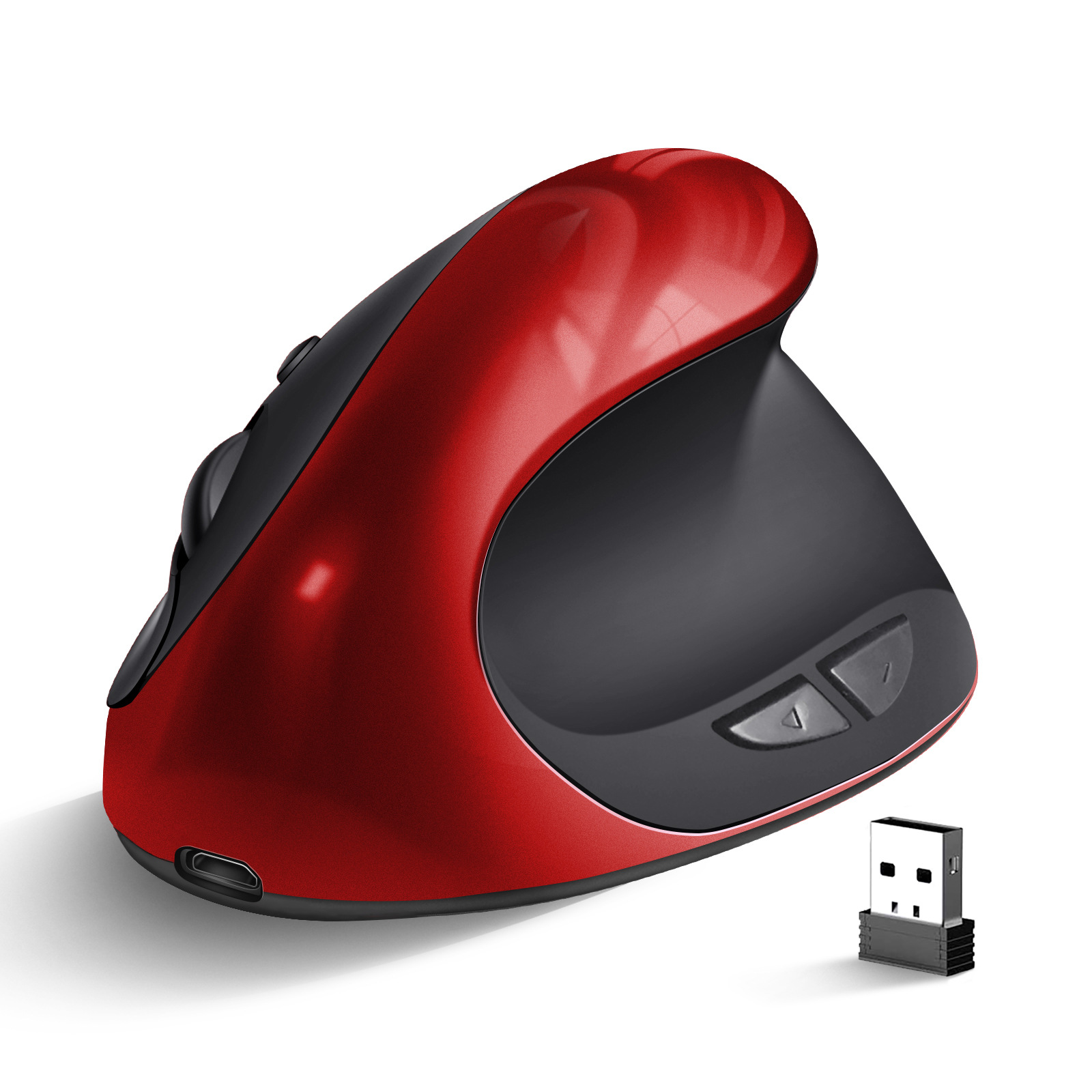 Ergonomic Mouse, Rechargeable Vertical Mouse Wireless Ergo Mouse with 6 ...