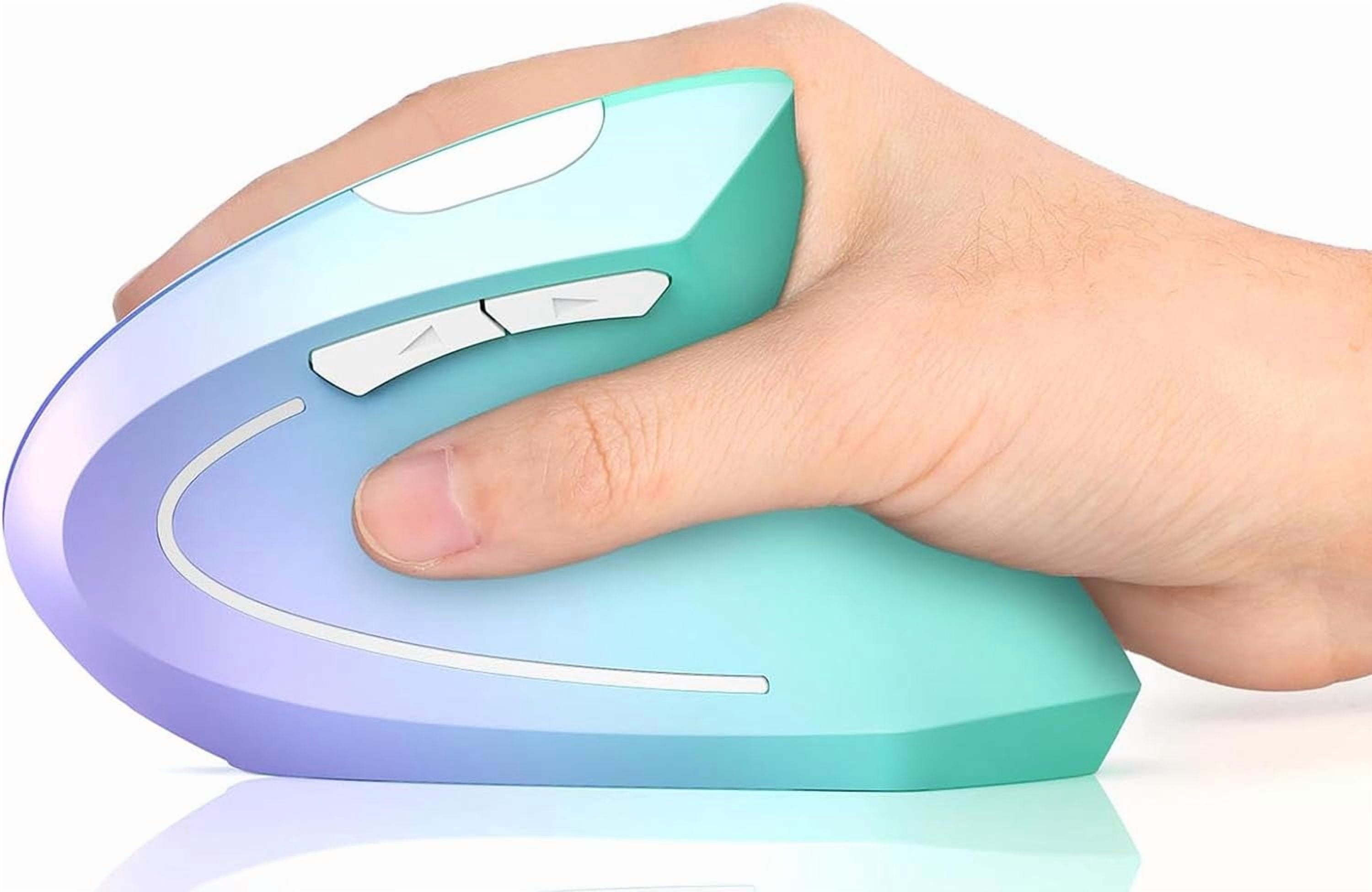 Ergonomic Mouse, Vertical Wireless Mouse, Rechargeable 2.4G Optical ...