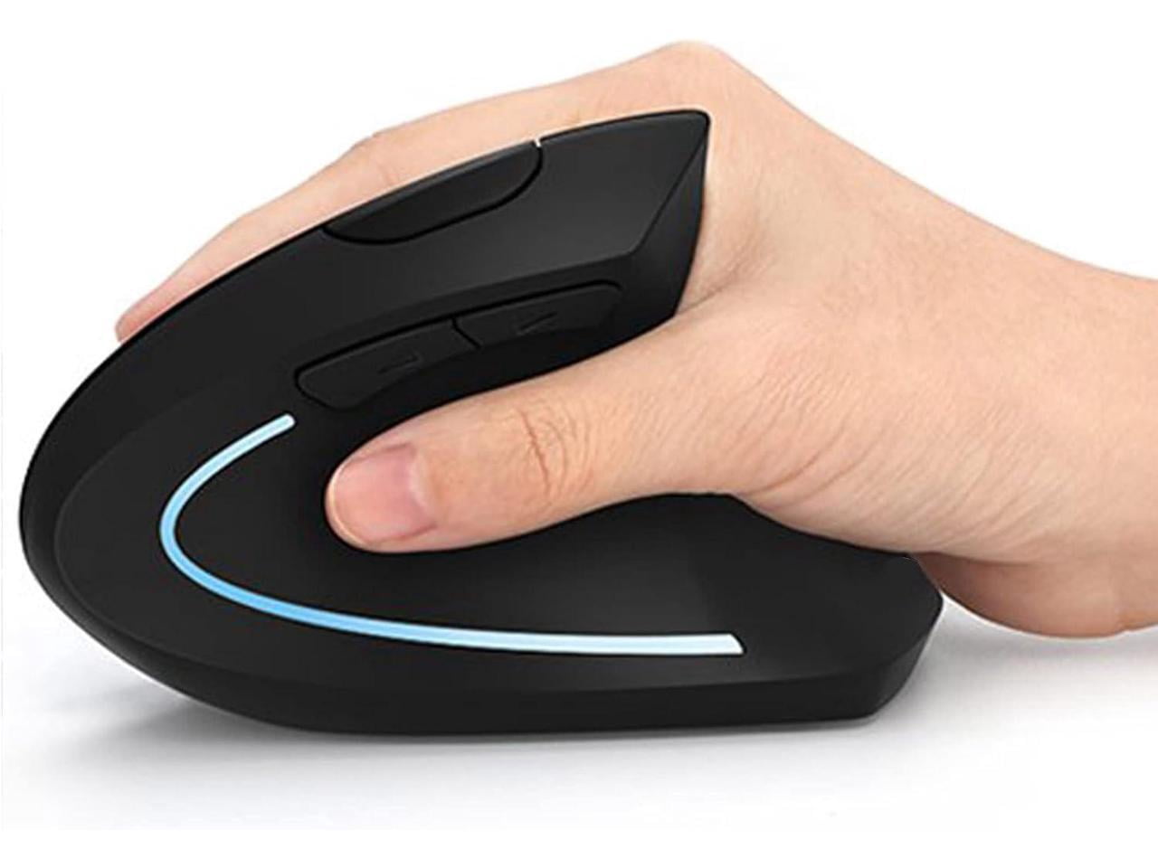 Ergonomic Mouse, Vertical Wireless Mouse - Rechargeable 2.4GHz Optical ...