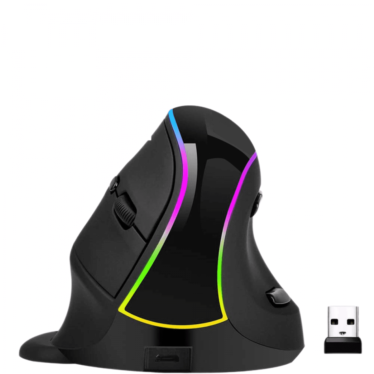 Ergonomic Mouse, Wired Large RGB Vertical Mouse with 6 Buttons ...