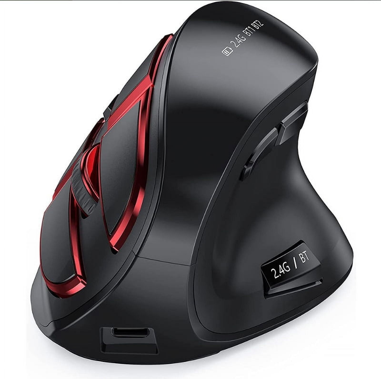 Ergonomic Mouse, Wireless Vertical Mouse - Rechargeable Optical Mice ...