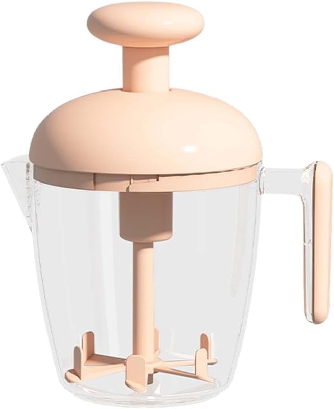 Ergonomic Multi-Blade Manual Egg Mixer,Press The Egg Beater Cup,Hand ...