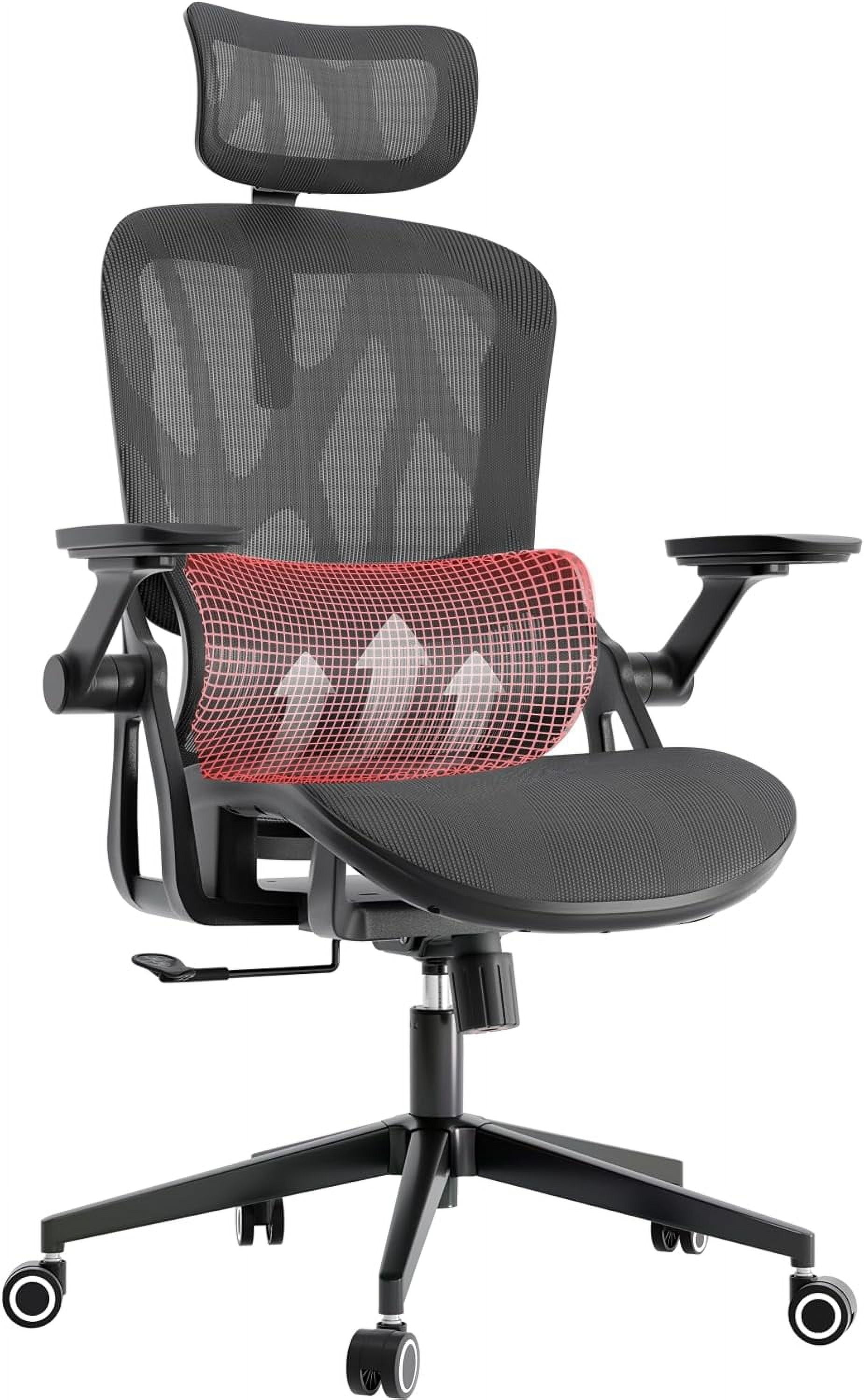 Ergonomic Office Chair - 400LB Comfy Mesh Chairs with Headrest and ...