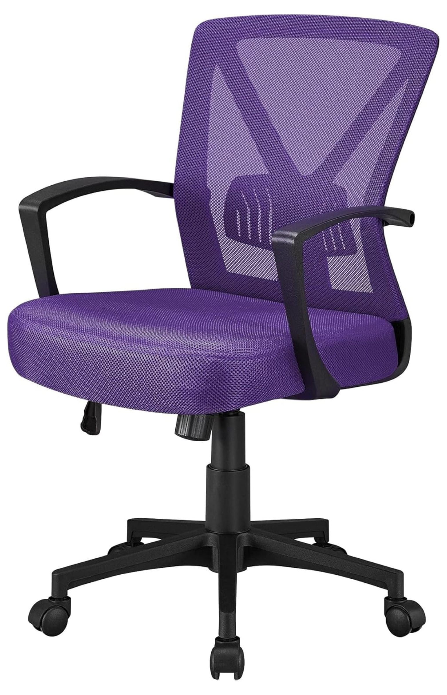 Ergonomic Office Chair -Back Mesh Swivel Computer Chair Lumbar Support ...