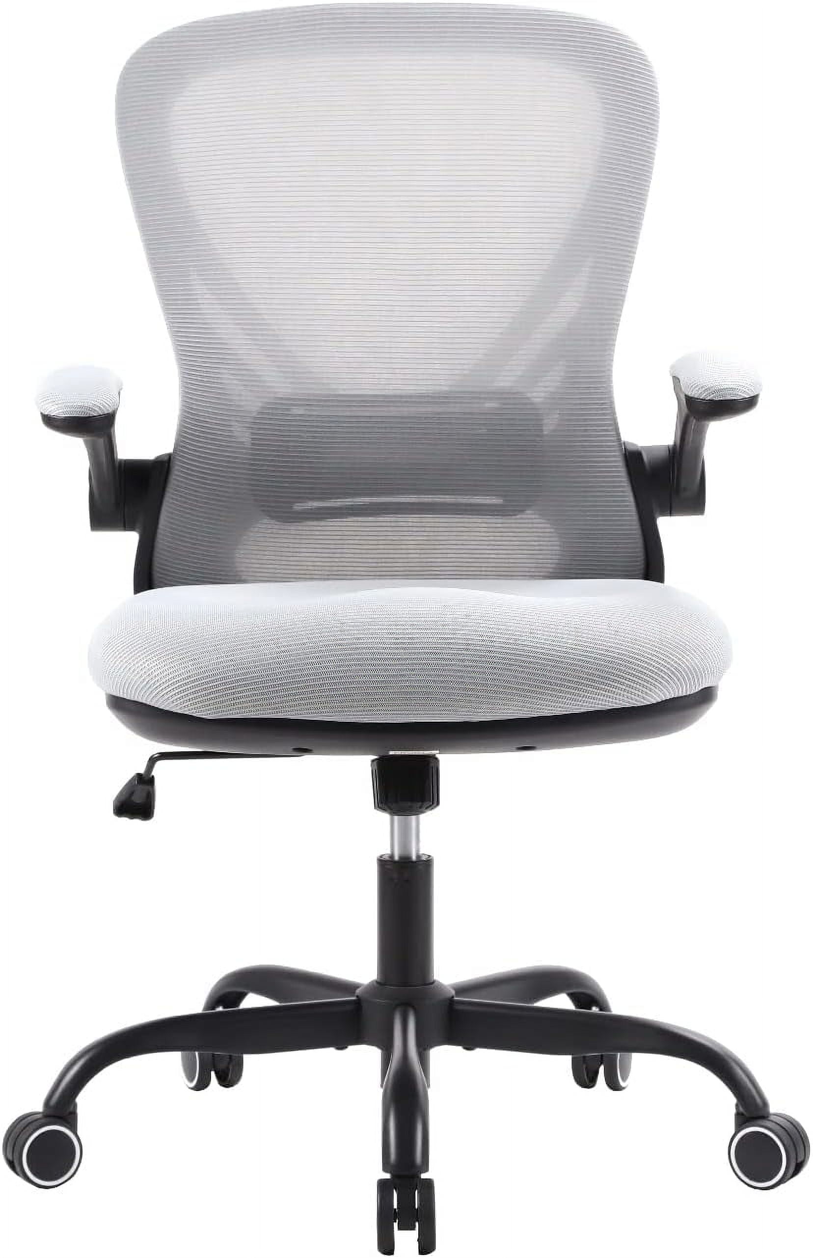 Ergonomic Office Chair - Breathable Mesh Mid-Back Computer Chair with ...