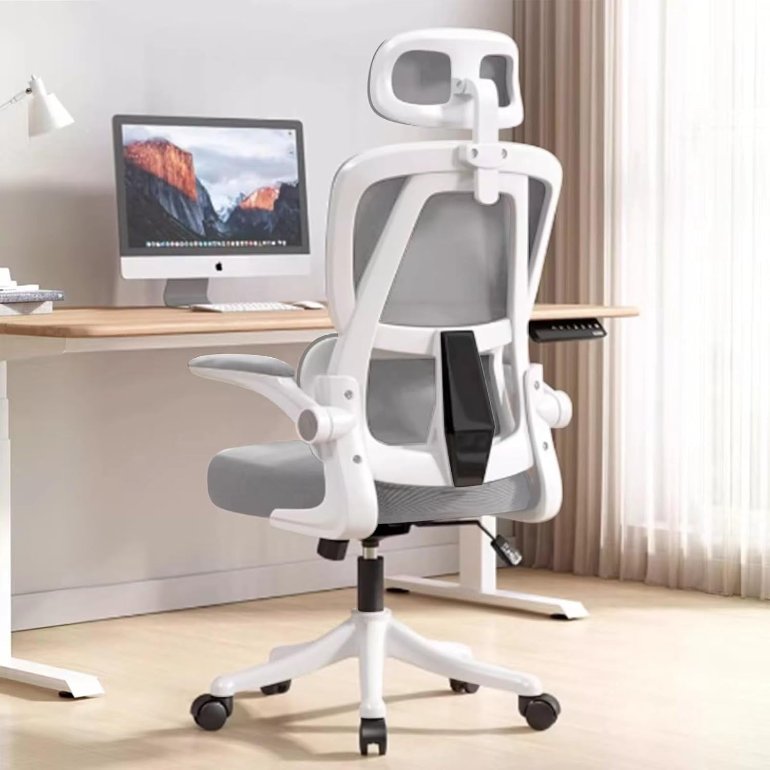 Ergonomic Office Chair Comfort Chair Adjustable High Back Mesh Chair ...