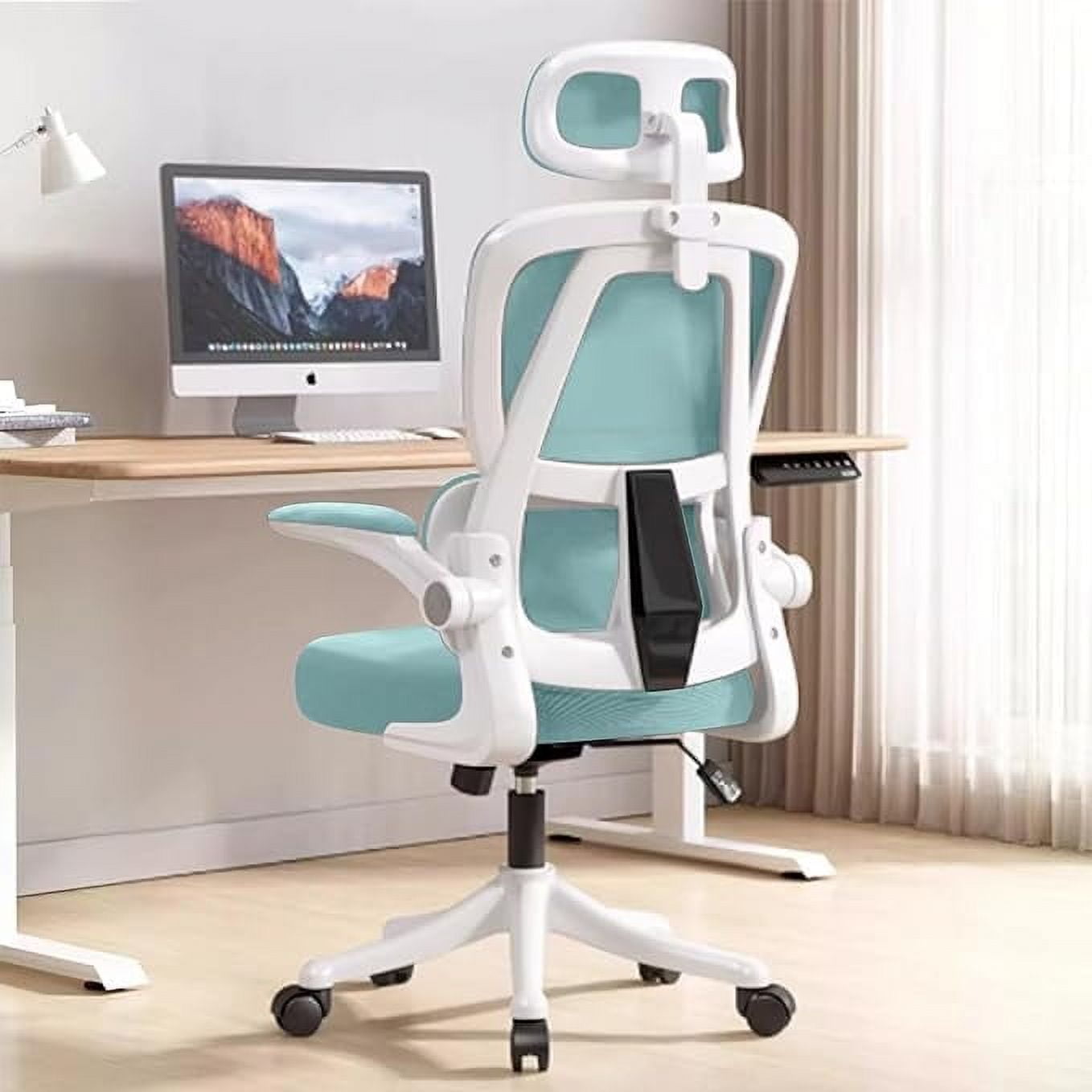Ergonomic Office Chair Comfort Home Desk Chair Adjustable High Back ...