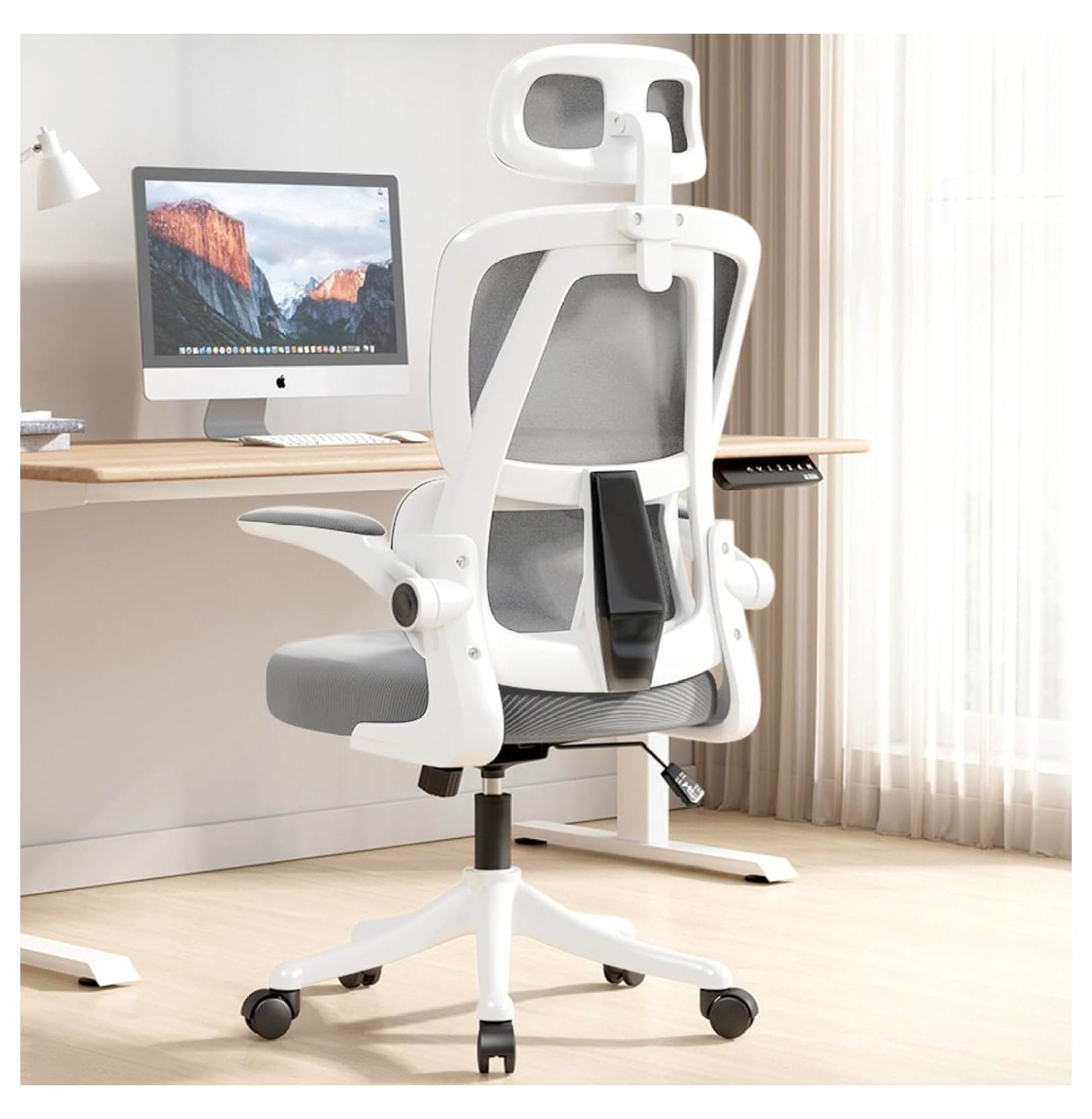 Ergonomic Office Chair Comfort Home Desk Chair Adjustable High Back ...