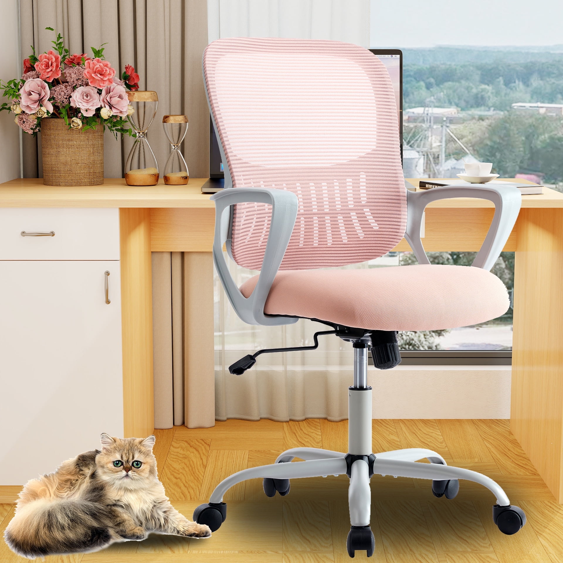 Ergonomic Office Chair, Comfortable Home Office Chair with Lumbar ...