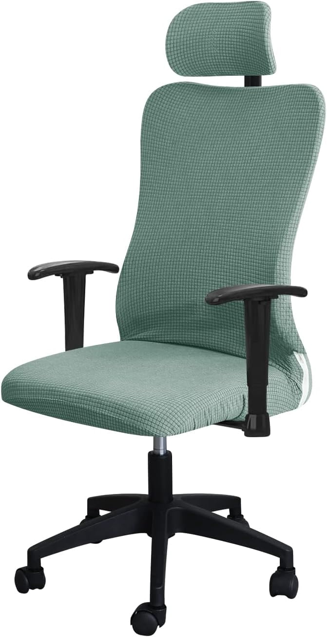 Ergonomic Office Chair Covers Set with Headrest Cover Water Repellent ...