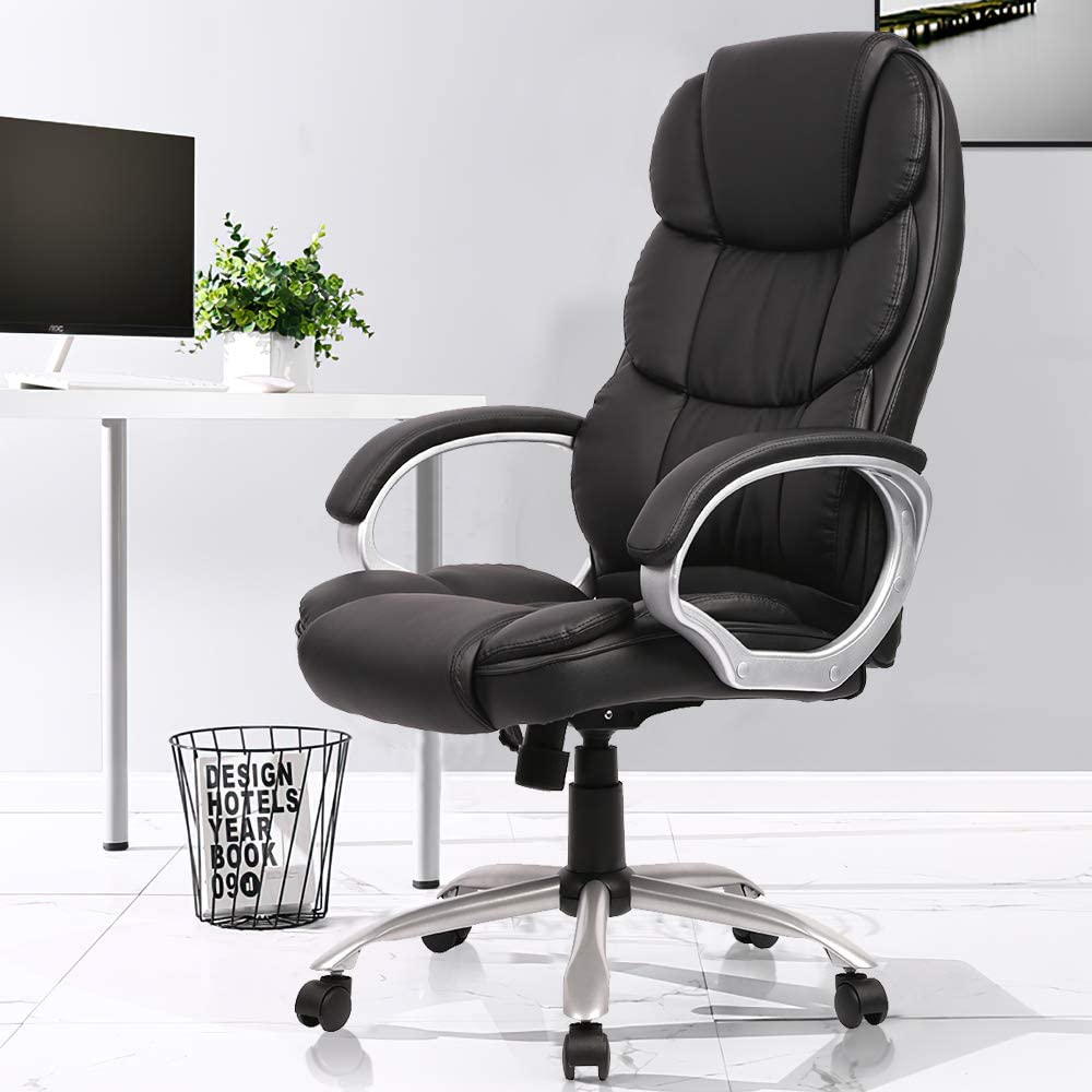 Ergonomic Office Chair Desk Chair Executive Chair with Back Support ...