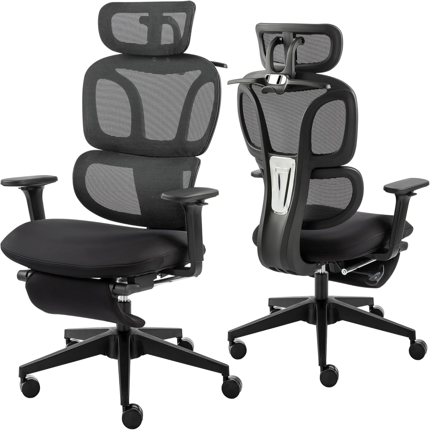 Ergonomic Office Chair with Footrest High Back Computer Office Chair ...