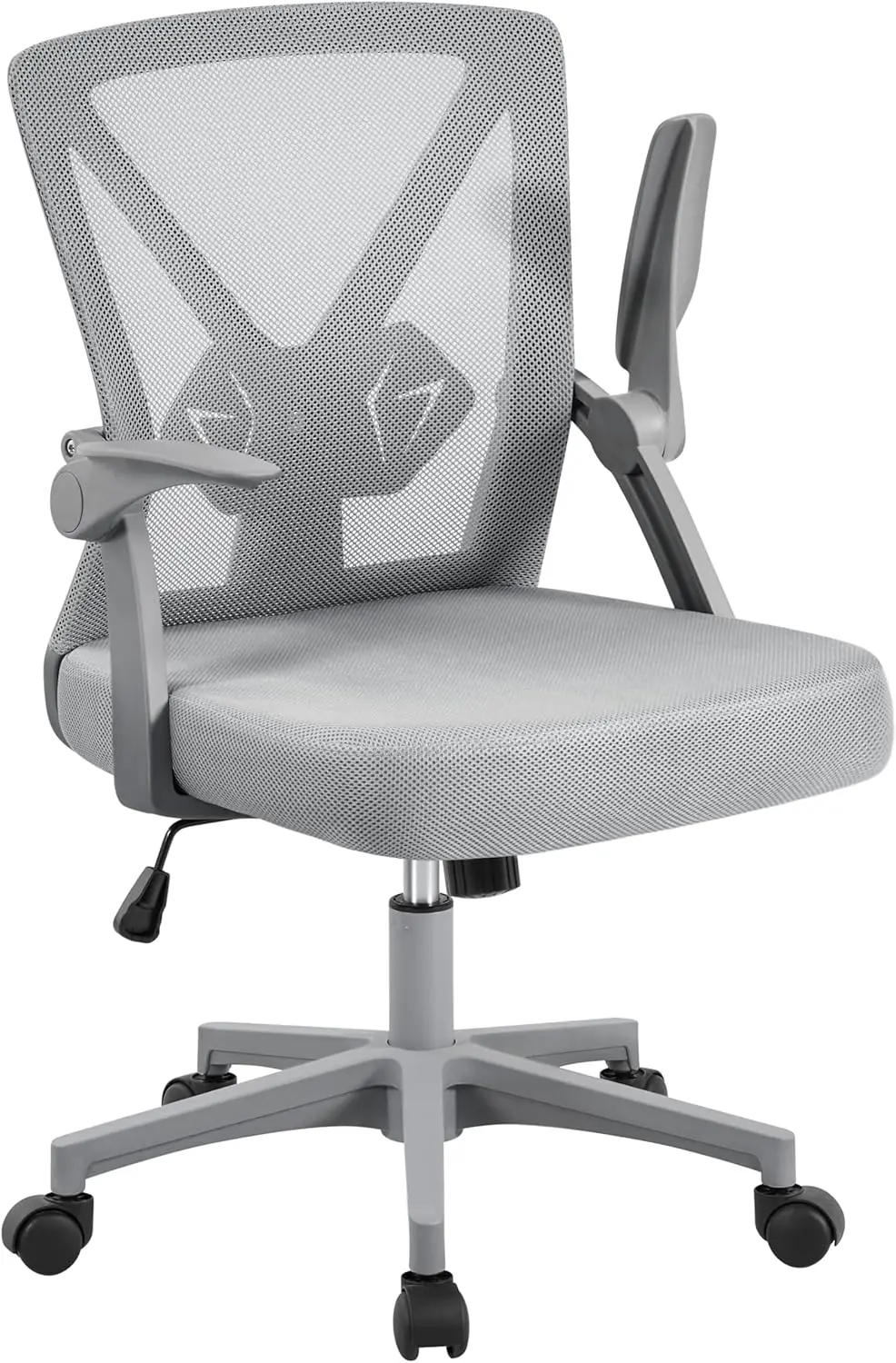 Ergonomic Office Chair Mesh Desk Chair with Flip-up Armrests Swivel ...