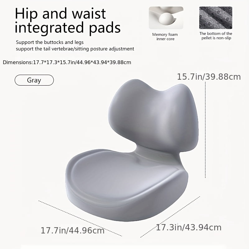 Ergonomic Office Chair Seat Cushion with Lumbar Support - Washable ...