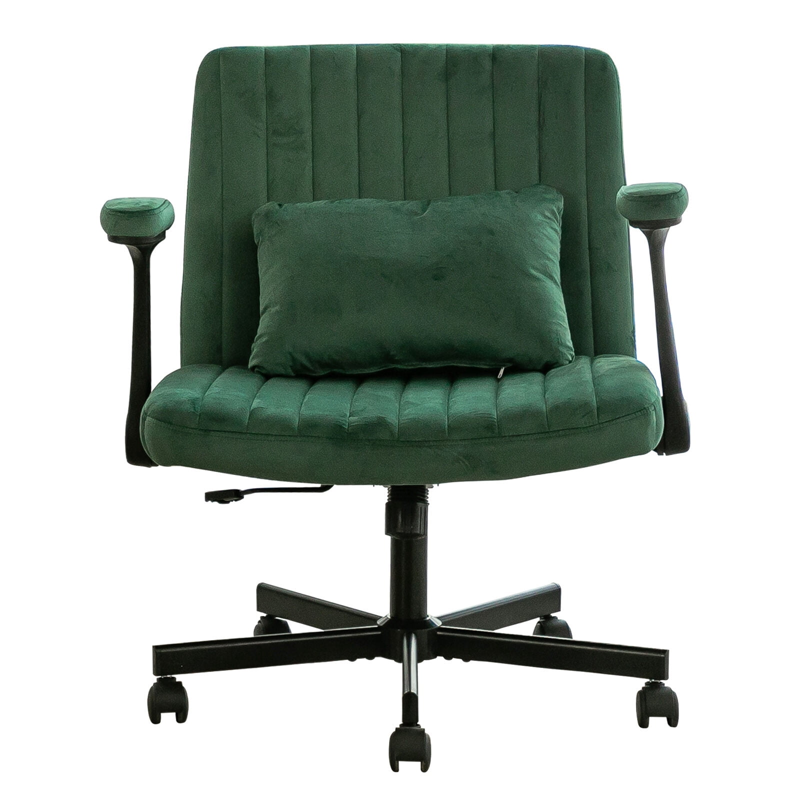 Ergonomic Office Chairs, Green Velvet Criss Cross Armrest Office Chair ...