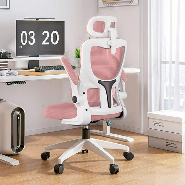 Ergonomic Office Computer Desk Chair, High-Back Mesh Work Chairs With ...