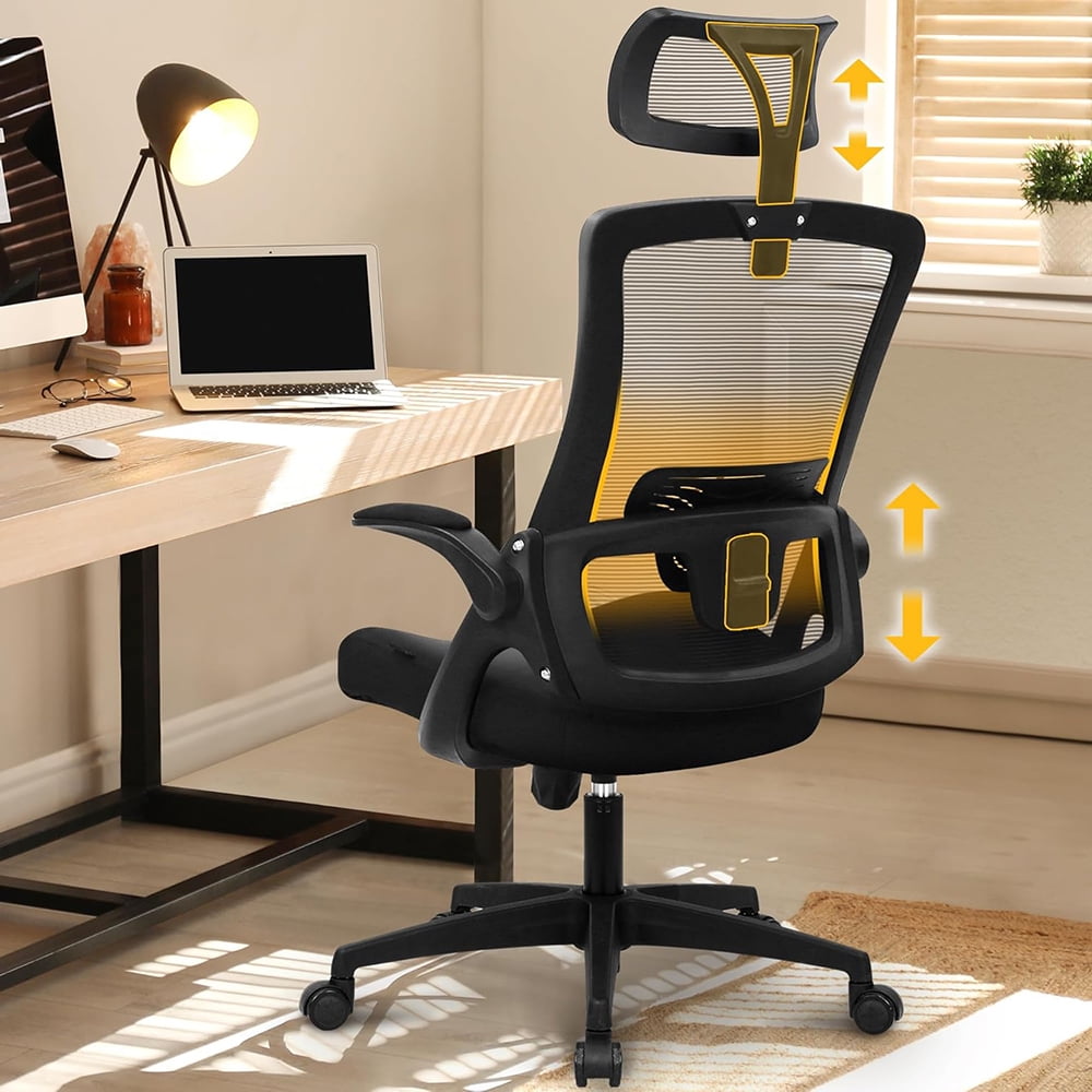 Ergonomic Office Desk Chair High Back Computer Gaming Mesh Chair with ...