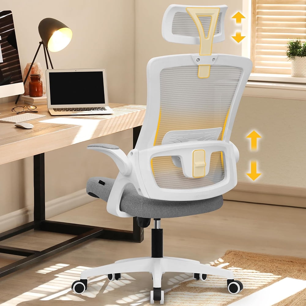 Ergonomic Office Desk Chair High Back Computer Gaming Mesh Chair with ...