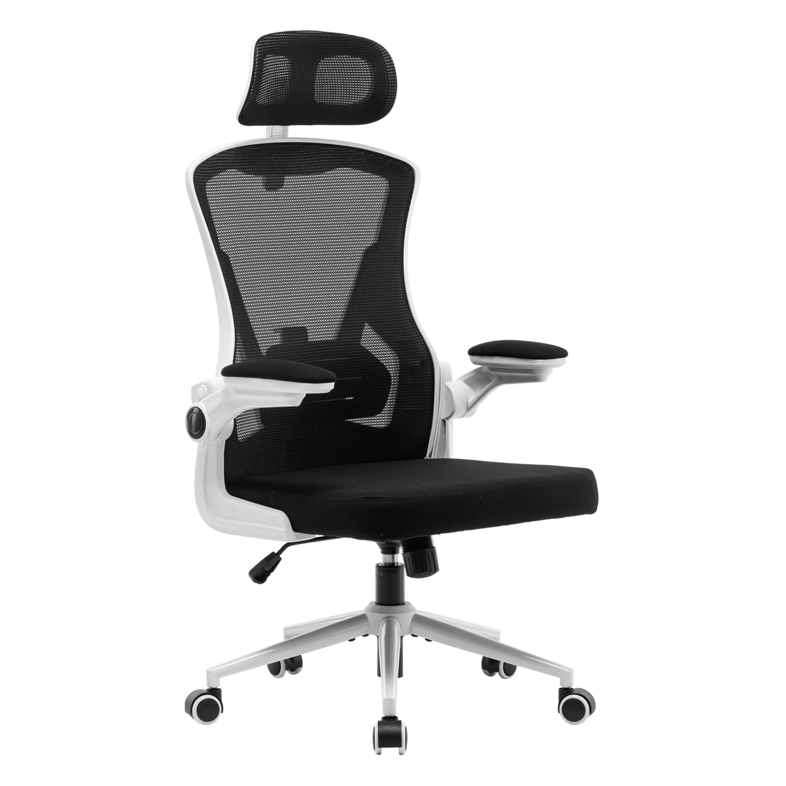 Ergonomic Office Mesh Chair with Adjustable Height & Armrests ...