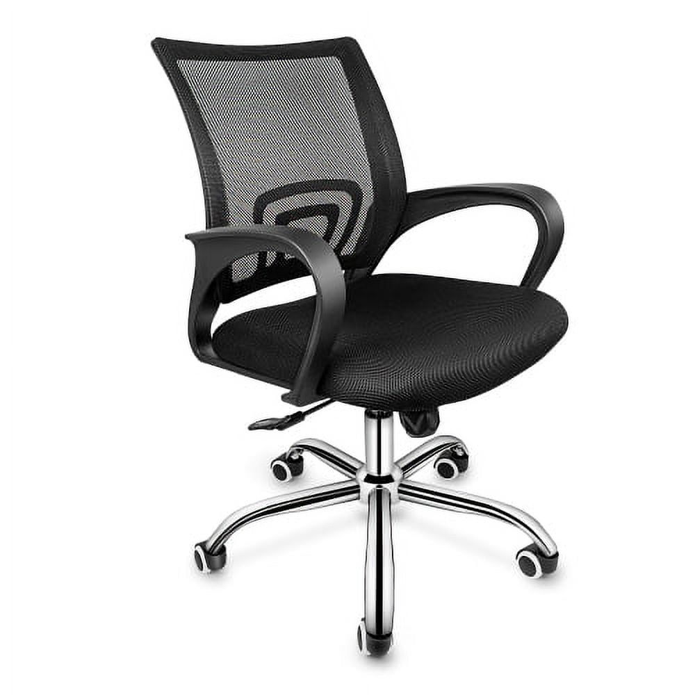 Ergonomic Office Task Chair, Mesh Computer Chair with Arms and Lumbar ...
