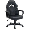Ergonomic PU Leather Computer Gaming Chair Racing Executive Task Desk ...