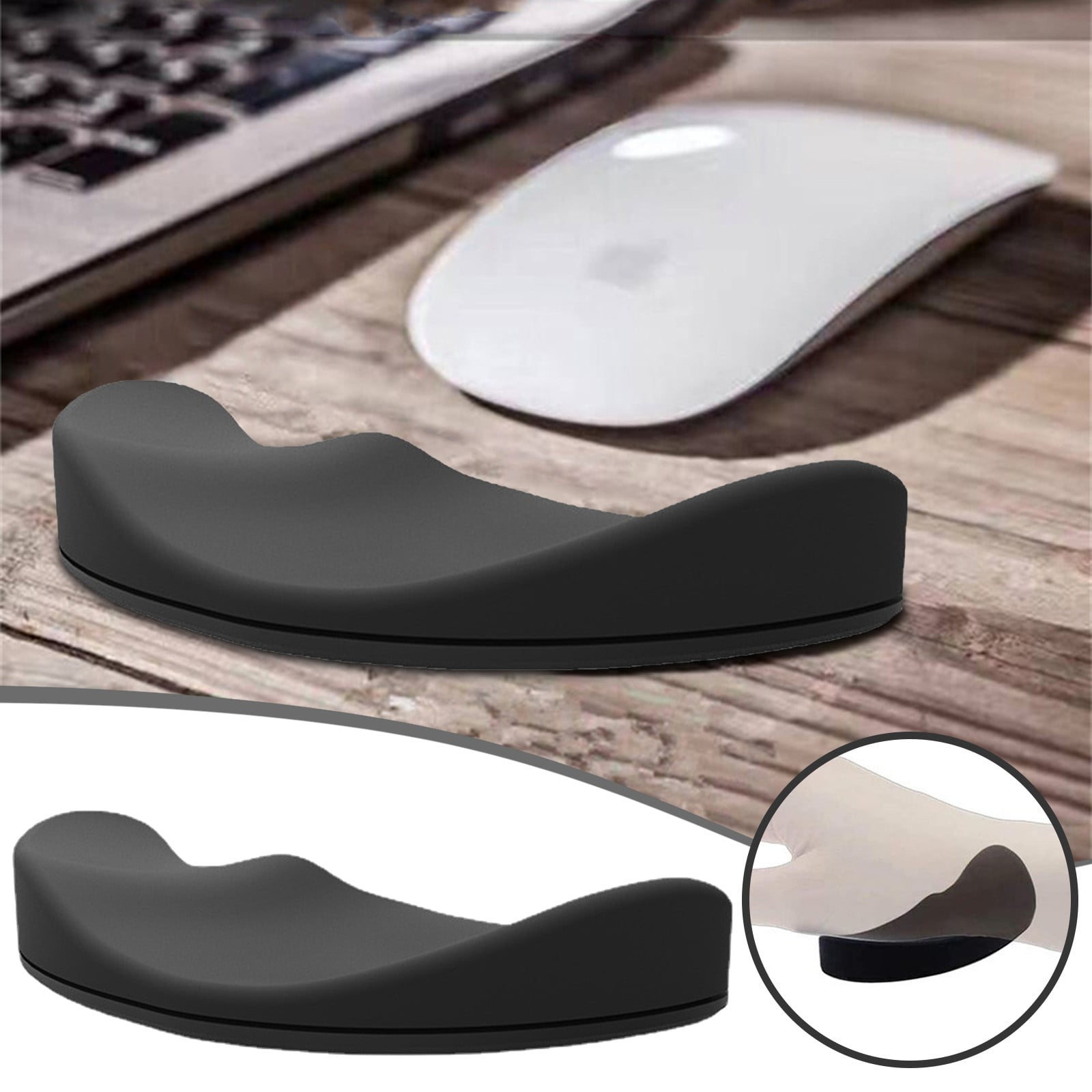 Ergonomic Pad With Silicone Gel Wrist Rest For Hand Syndrome Desk Stuff ...