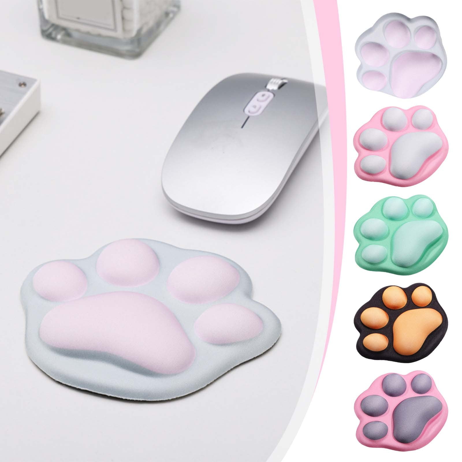 Ergonomic Paw Wrist Mouse Pad with Gel Support for Computer, Laptop ...