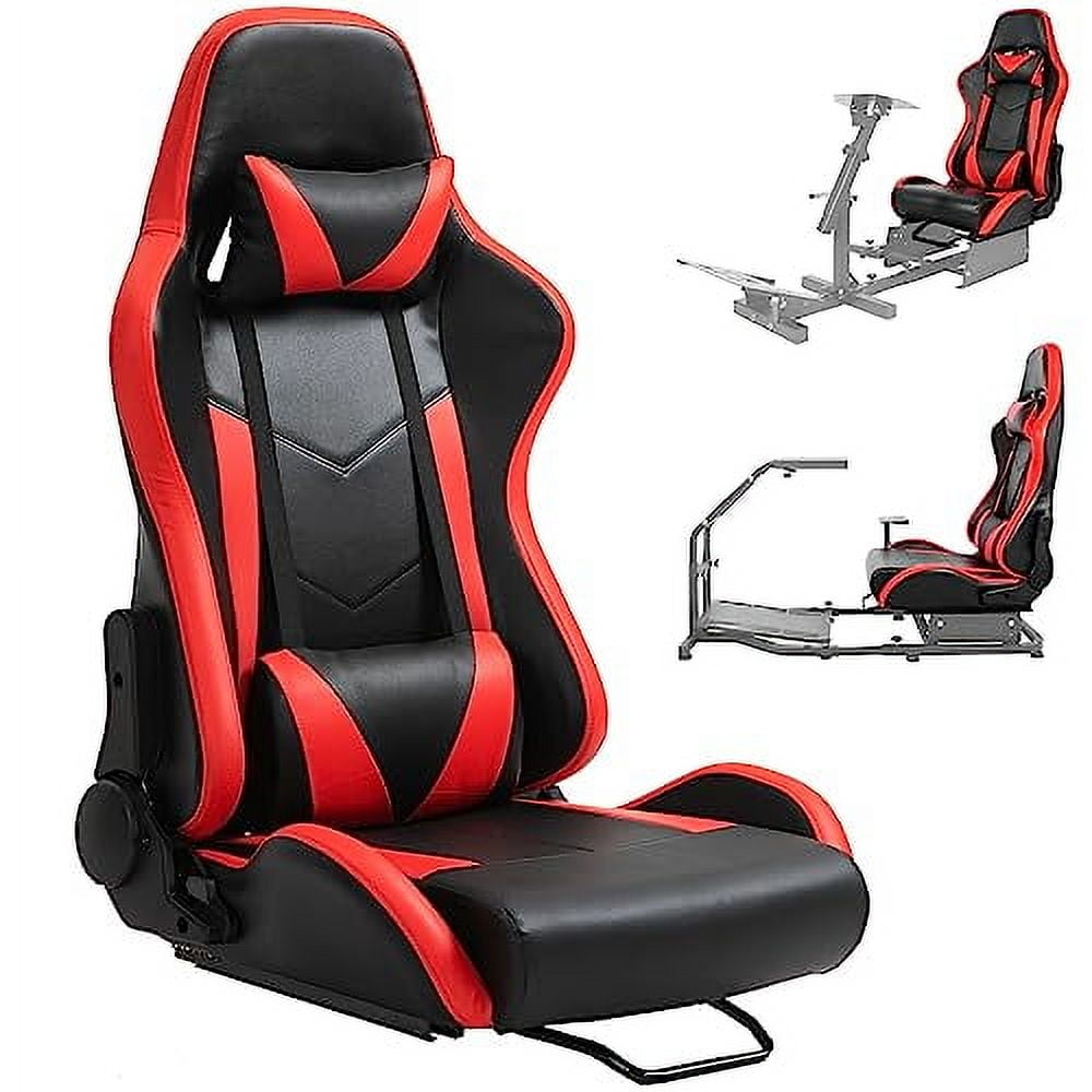 Ergonomic Racing Seat with Adjustable Double Slides Fit for Race ...