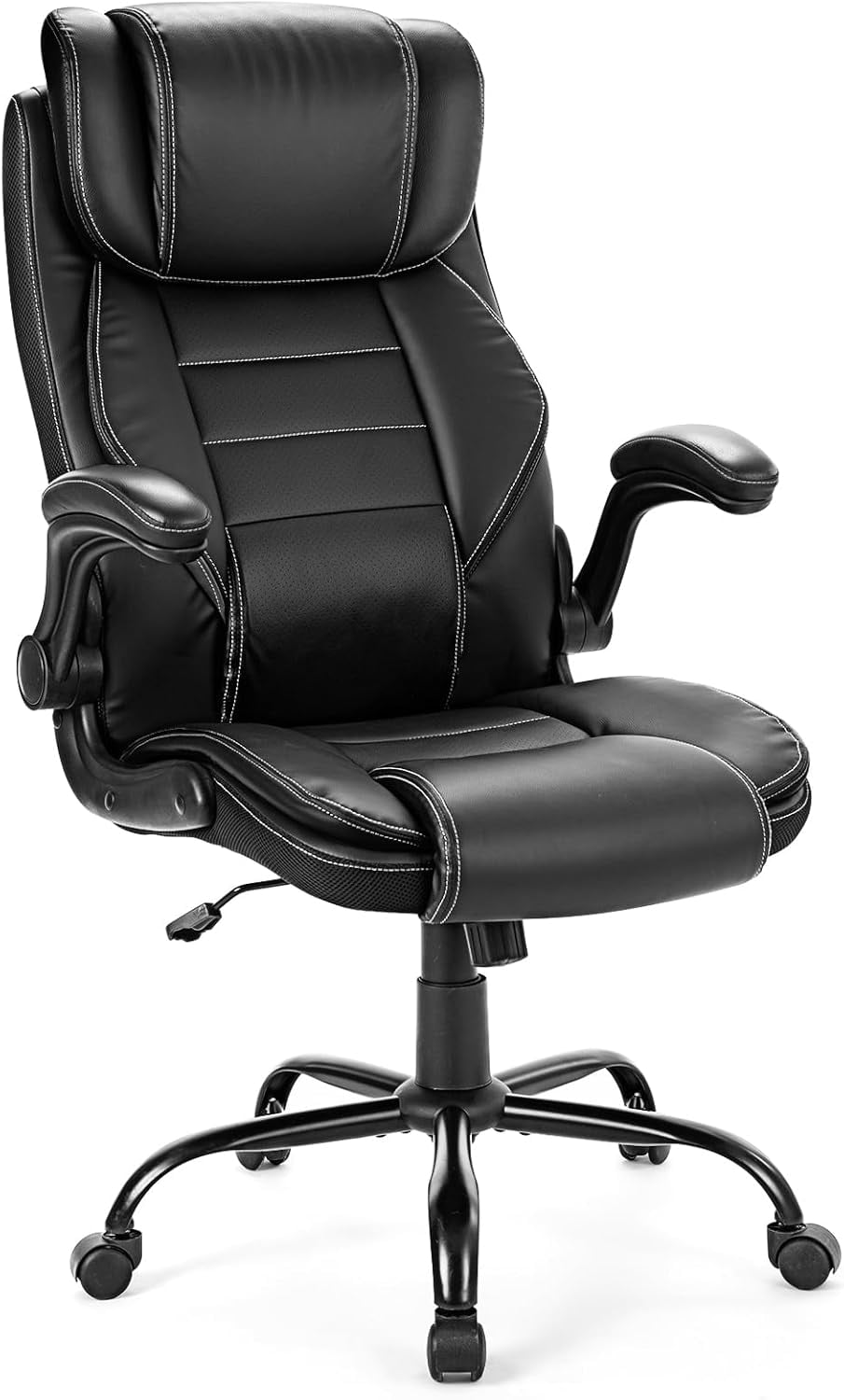 Ergonomic Reclining Executive Office Chair with Adjustable Headrest ...