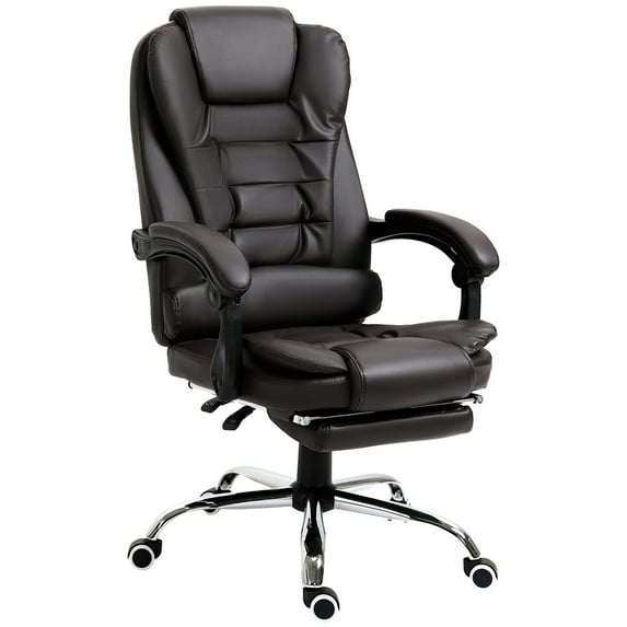 Ergonomic Rolling Chair | 145° Recline for Relaxing | Easy - Clean PU ...