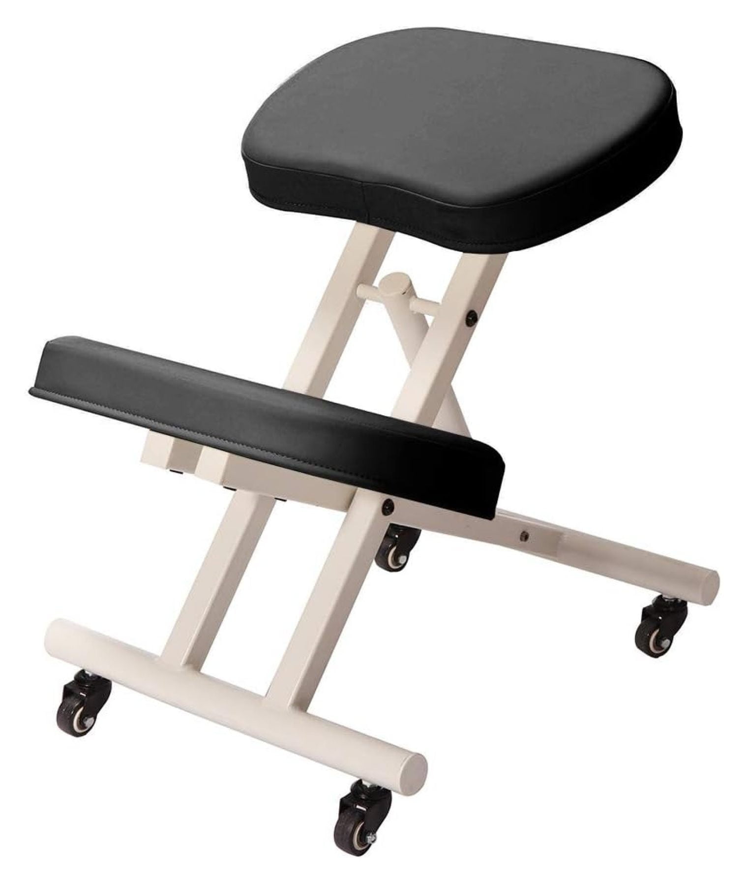 Ergonomic Rolling Kneeling Posture Chair - White/Black - Walmart.com