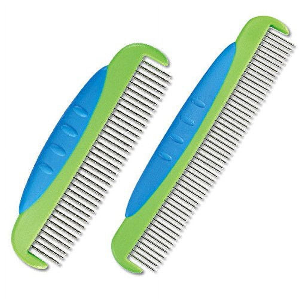 Ergonomic Rotating Pin Combs for Dogs Cats & Pets Affordable Grooming ...